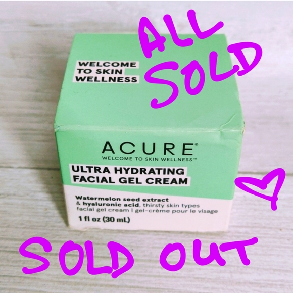 Acure | Skincare | Acute Ultra Hydrating Gel Cream With Watermelon Seed ...
